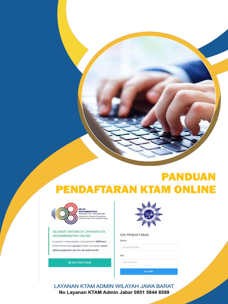 Panduan Pendaftaran KTAM Online - Admin Jabar | PDF