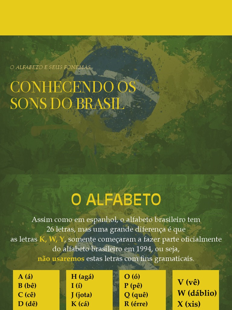 Aula 01 - o Alfabeto e Seus Fonemas | PDF | Vogal | Fonema