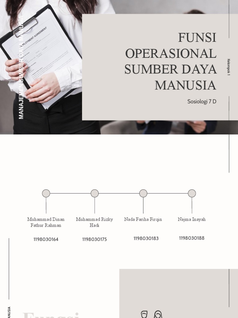 MSDM 2 - Fungsi Operasional Manajemen Sumber Daya Manusia | PDF