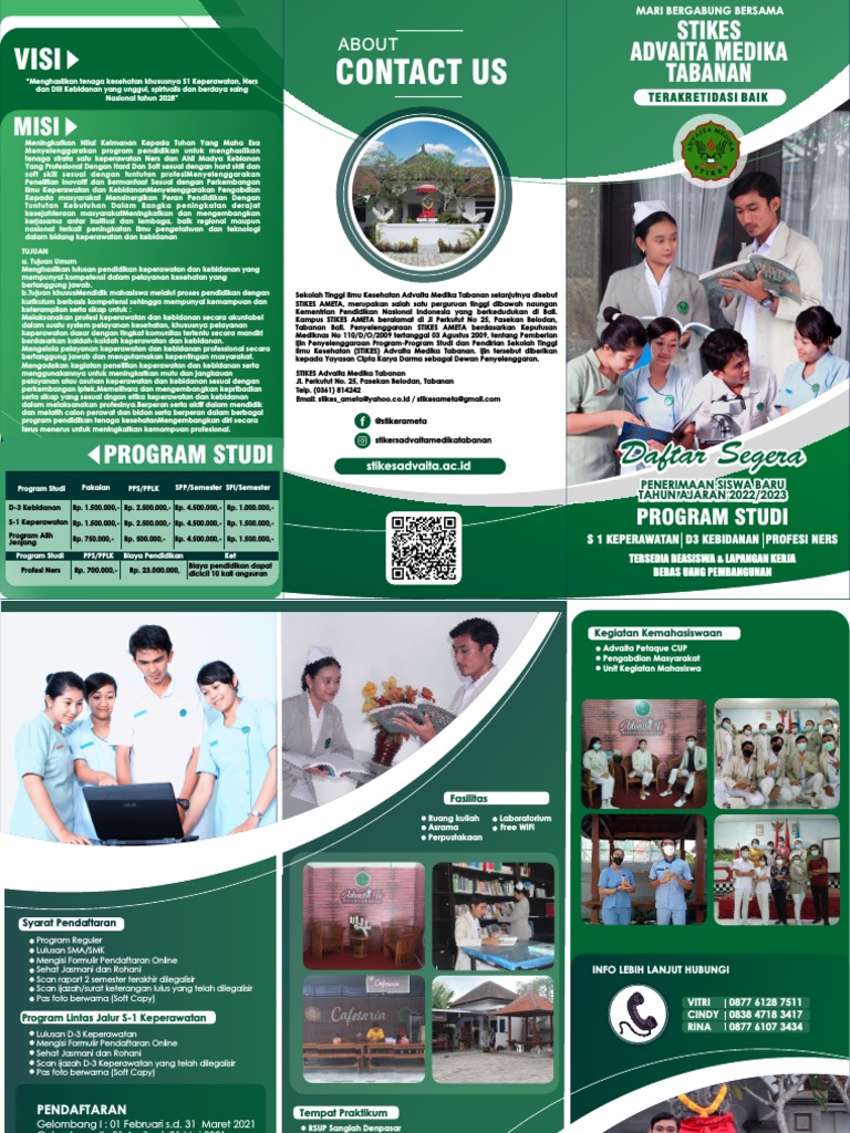 Brosur STIKES Advaita | PDF