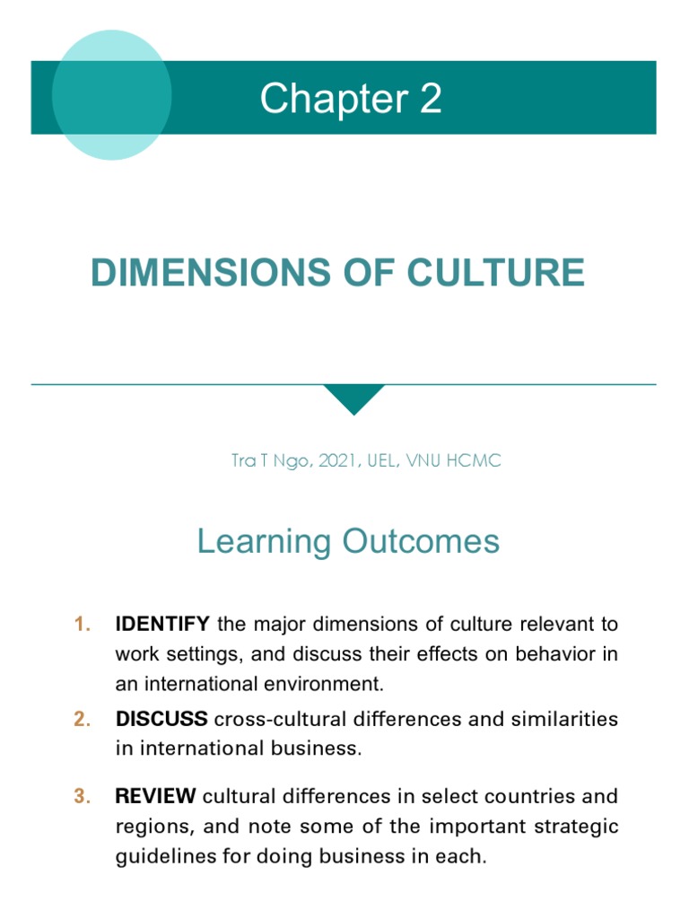 Chapter 2 Dimensions of Culture | PDF | Psychology