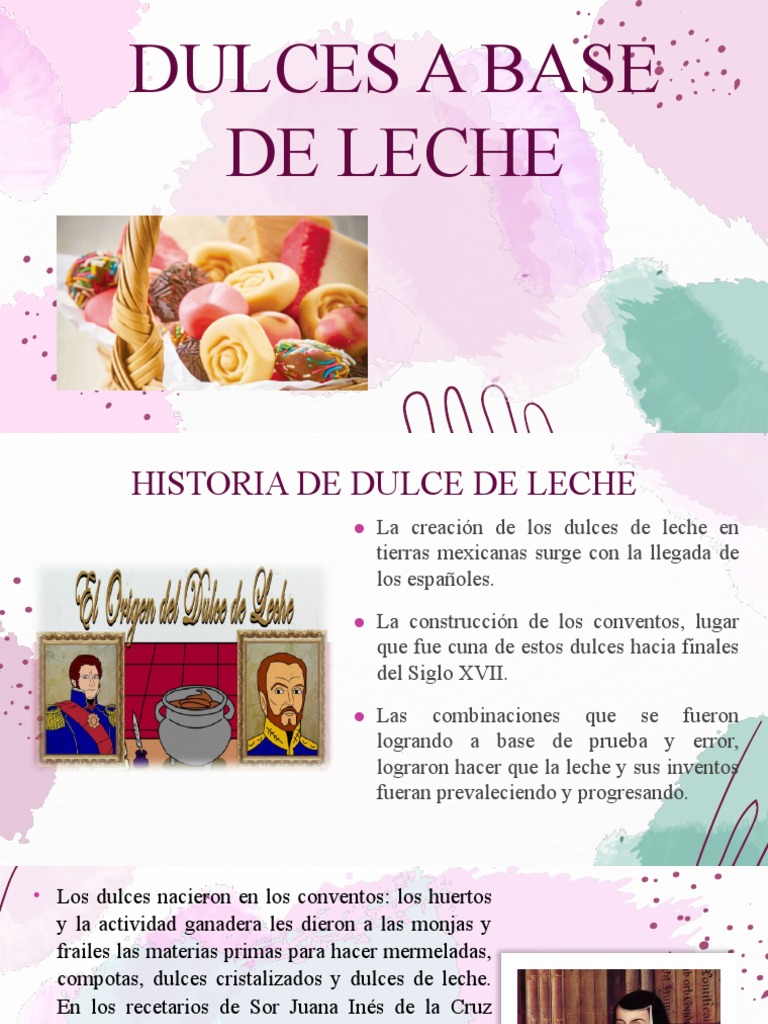 Dulces A Base de Leche | PDF | Postres | Alimentos