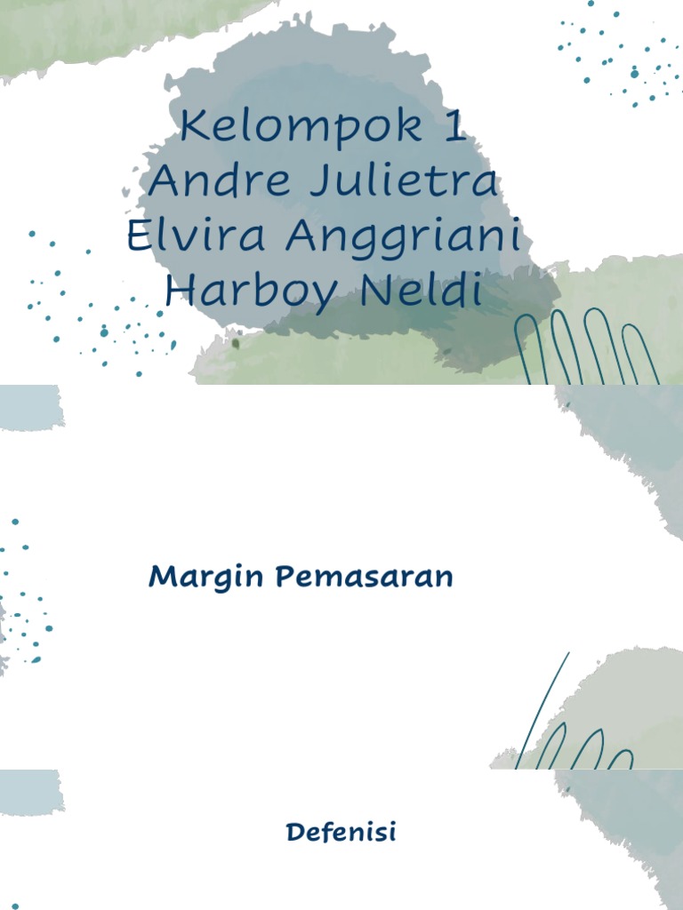 Kel1 MarginPemasaran | PDF