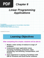 Linear Programming Application PPT Report | PDF | Linear Programming | Marketing