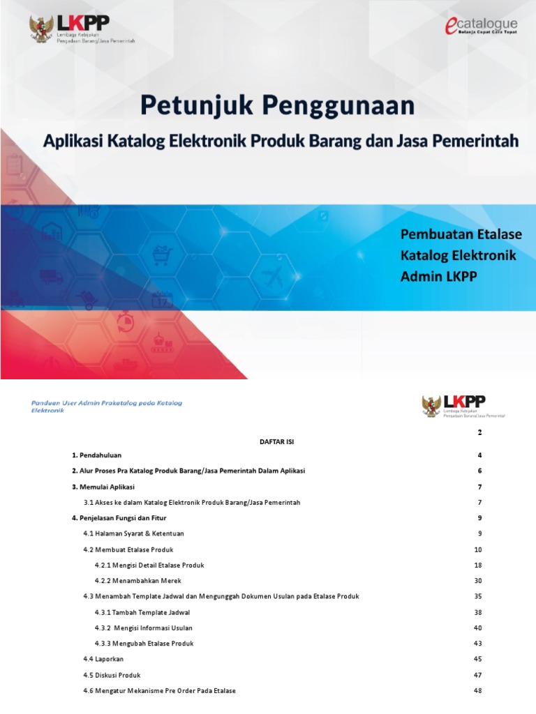 Petunjuk Penggunaan Aplikasi Katalog Elektronik - Pembuatan Etalase ...
