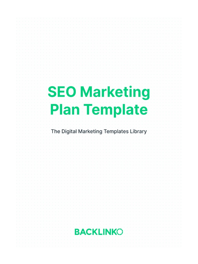 seo-marketing-plan-template | PDF | Search Engine Optimization ...
