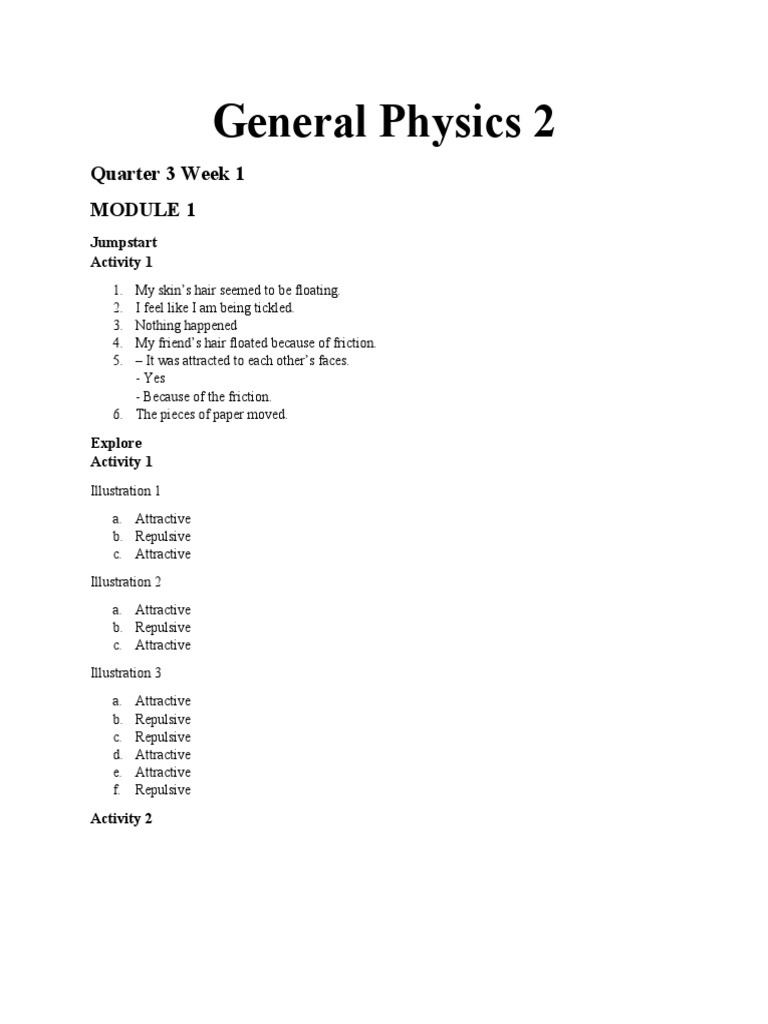 General Physics 2 | PDF