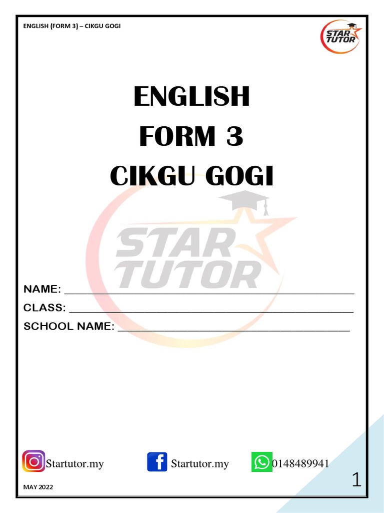 F3 English Pdf