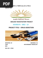 Drug Abuse Project Report For Class 12 by Devansh Yadav | PDF ...