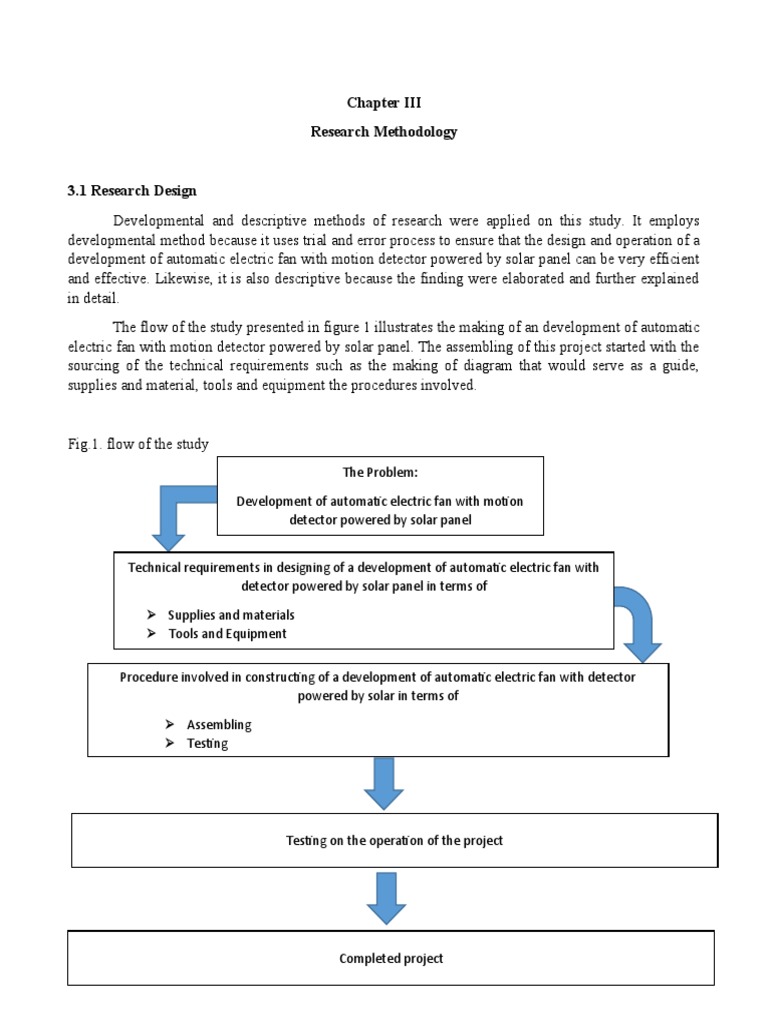 Chapter III Research Methodology | PDF | Prototype | Solar Panel