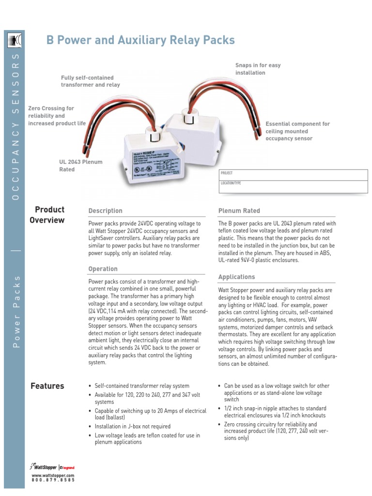 Power and Auxiliary Relay Packs: Flexible 24VDC Transformer and Relay ...