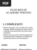 Academic Language | PDF | Word | Verb