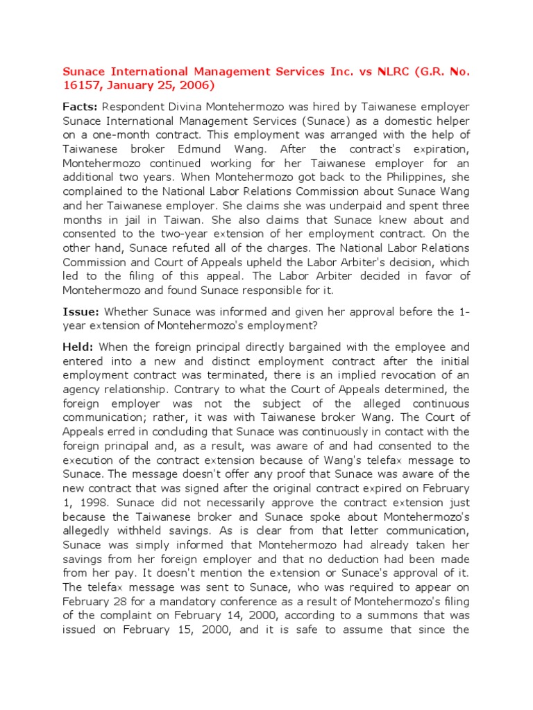 36 40 Labor Law Case Digest | PDF | Employment | Labour Law