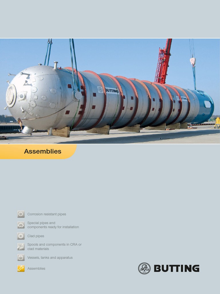 BUTTING Assemblies 2018 | PDF | Pipe (Fluid Conveyance) | Materials