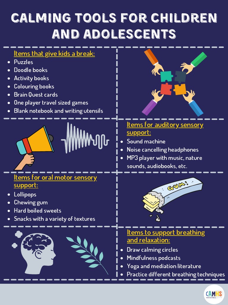 Calming Tools For Children and Adolescents | PDF