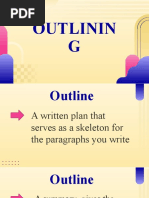 Outline Components - Purdue OWL | PDF