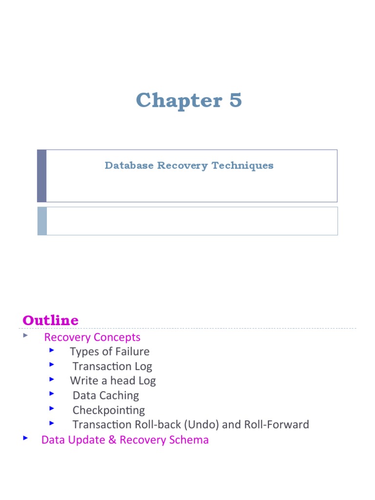ADBS Chapter 5 | PDF | Databases | Information Age