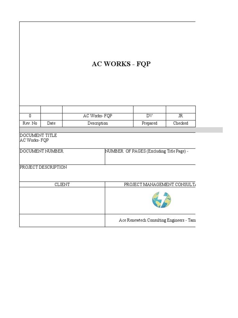 AC Works - FQP | PDF | Transformer | Electrical Wiring