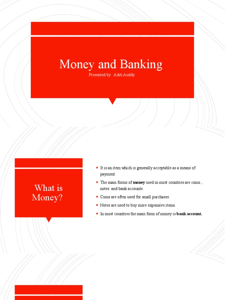 Understanding Money and Banking Basics | PDF | Money | Banks