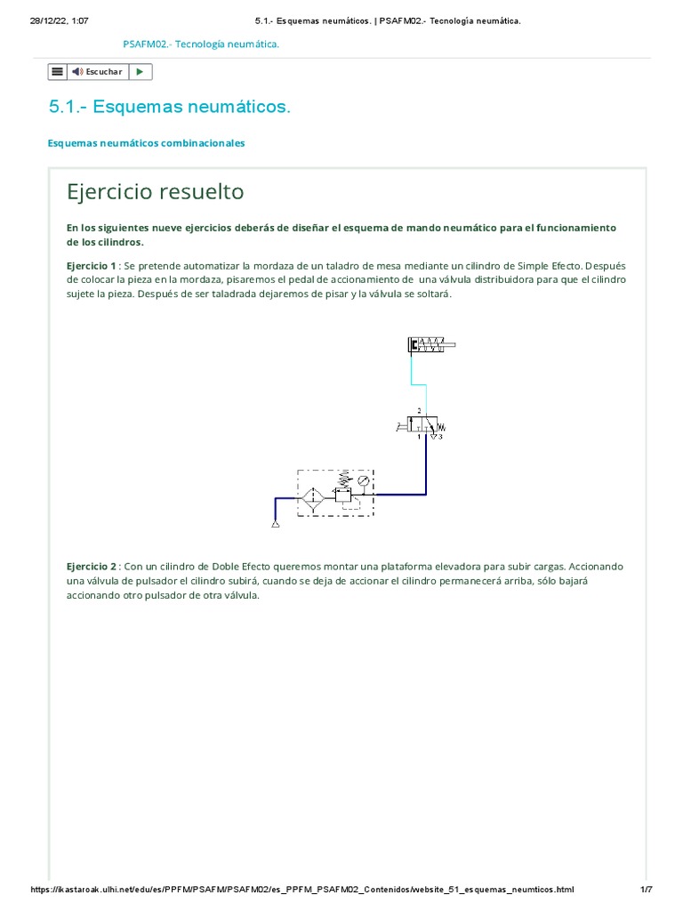 Practica Neumatica | PDF | Neumática | Neumático