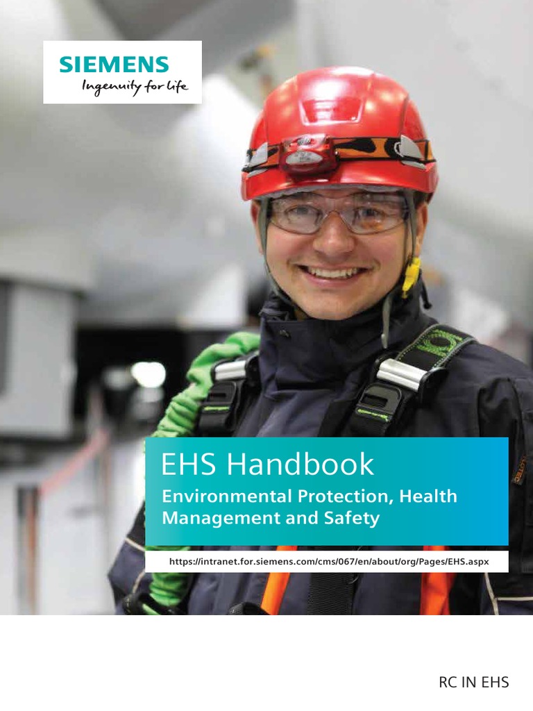 EHS Handbook - March 2018 | PDF | Safety