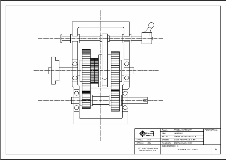 Gear Boxx Angga 2d Posisi 2 | PDF