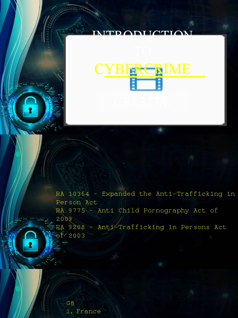 Intro To Cybercrime | PDF | Computer Data Storage | Denial Of Service Attack