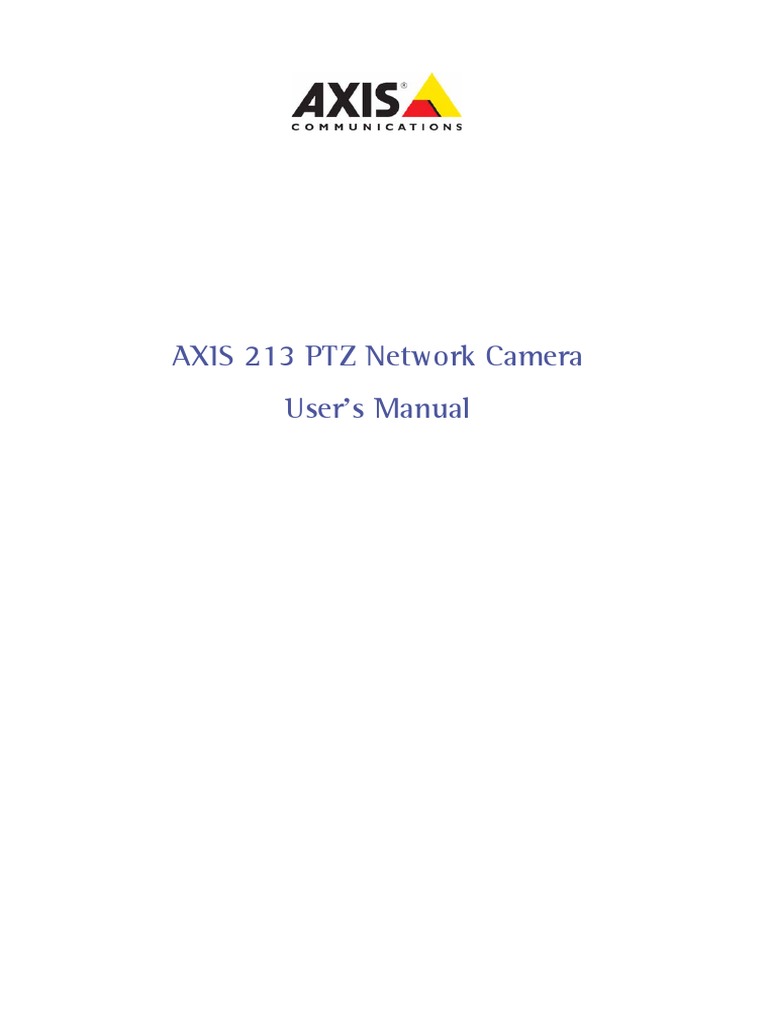 PTZ Camera | PDF | Streaming Media | Computer Network