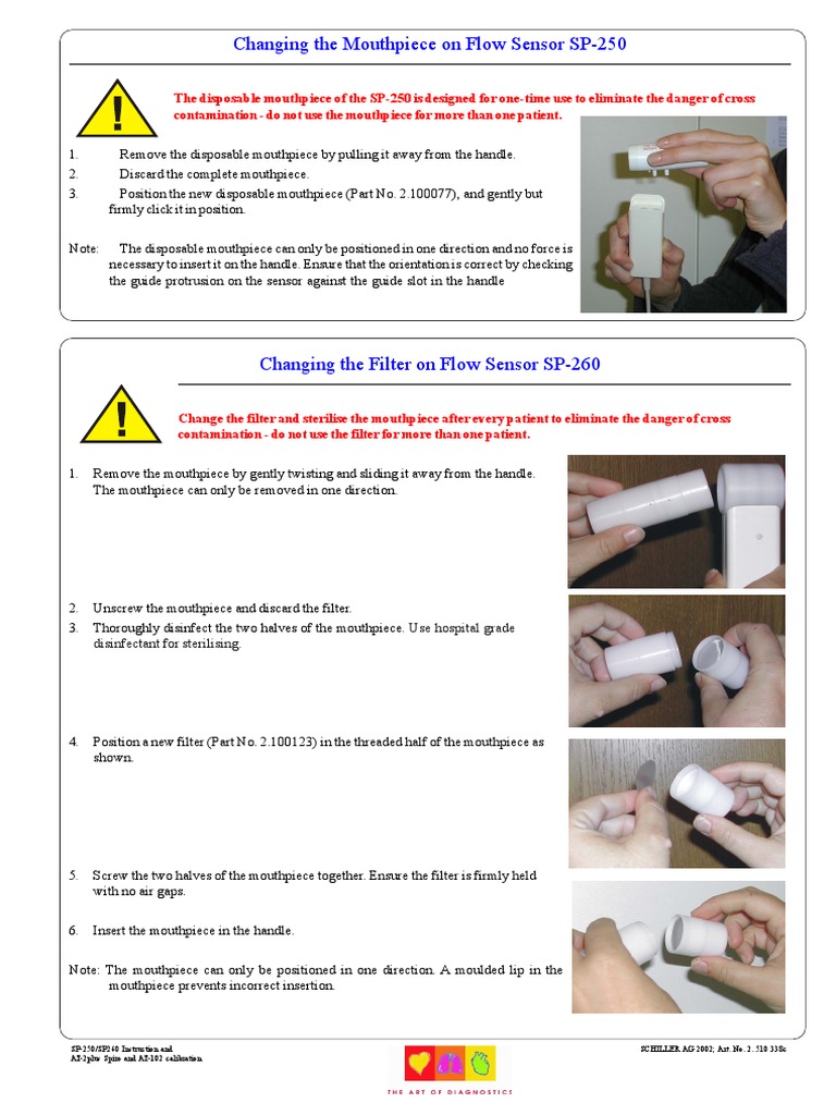 Schiller AT-2 AT-102 Spiro - Maintenance | PDF | Humidity | Calibration