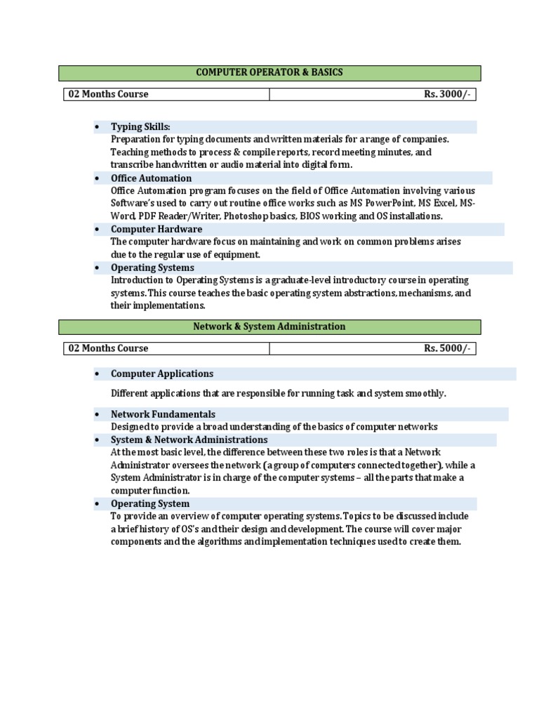 Course Outline | PDF | Operating System | Cloud Computing