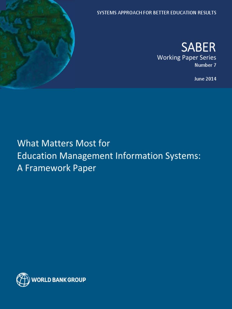 Framework SABER-EMIS | Download Free PDF | Benchmarking | Millennium ...