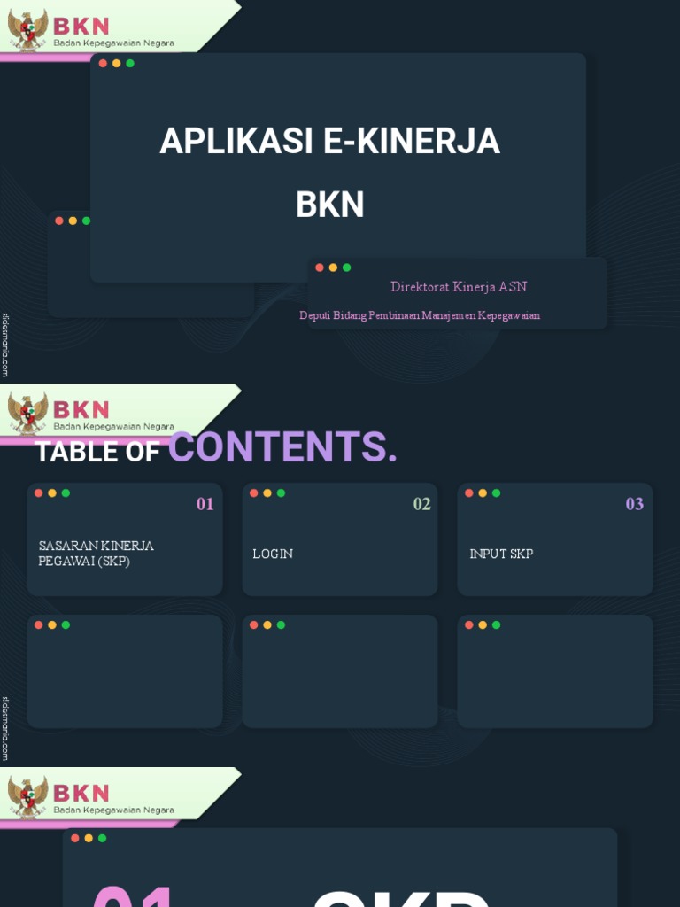 Panduan Aplikasi E-Kinerja BKN | PDF | Bisnis | Komputer