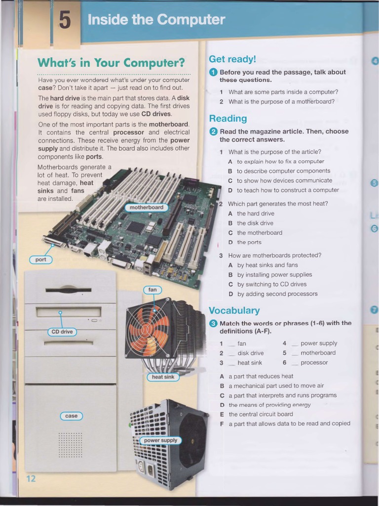 Inside A Computer HW | Download Free PDF | Floppy Disk | Disk Storage