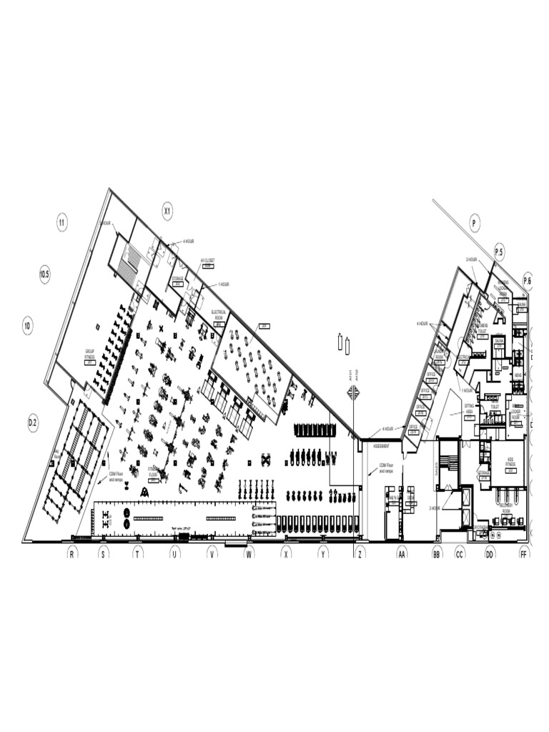 UFC Gym Floorplans | PDF | Leisure Activities | Bathing