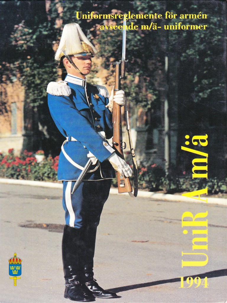 UniR A M/ä 1994 - Uniformsreglemente För Armén Avseende M/ä - Uniformer ...