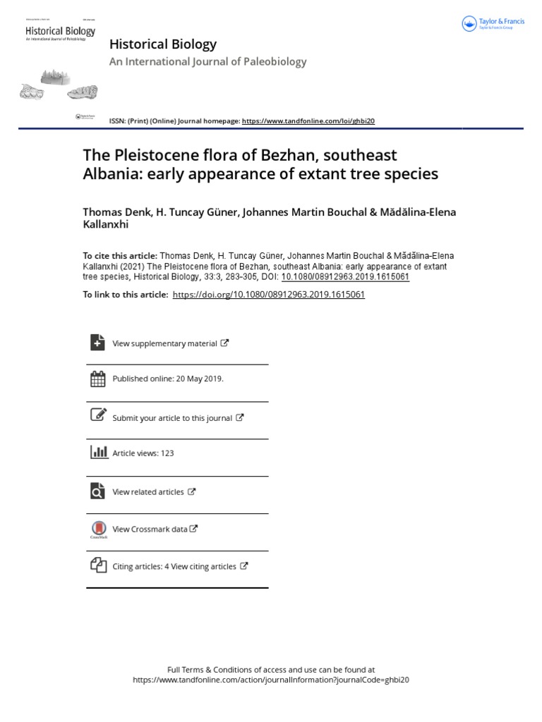 Dent et al 2021 | PDF | Pine | Pleistocene