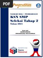 Soal Osnk Matematika SMP 2024 | PDF