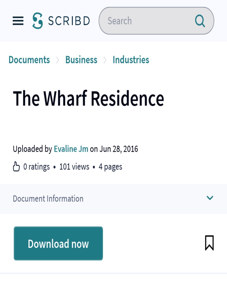 The Wharf Residence Brochure 1 | PDF | Intellectual Works