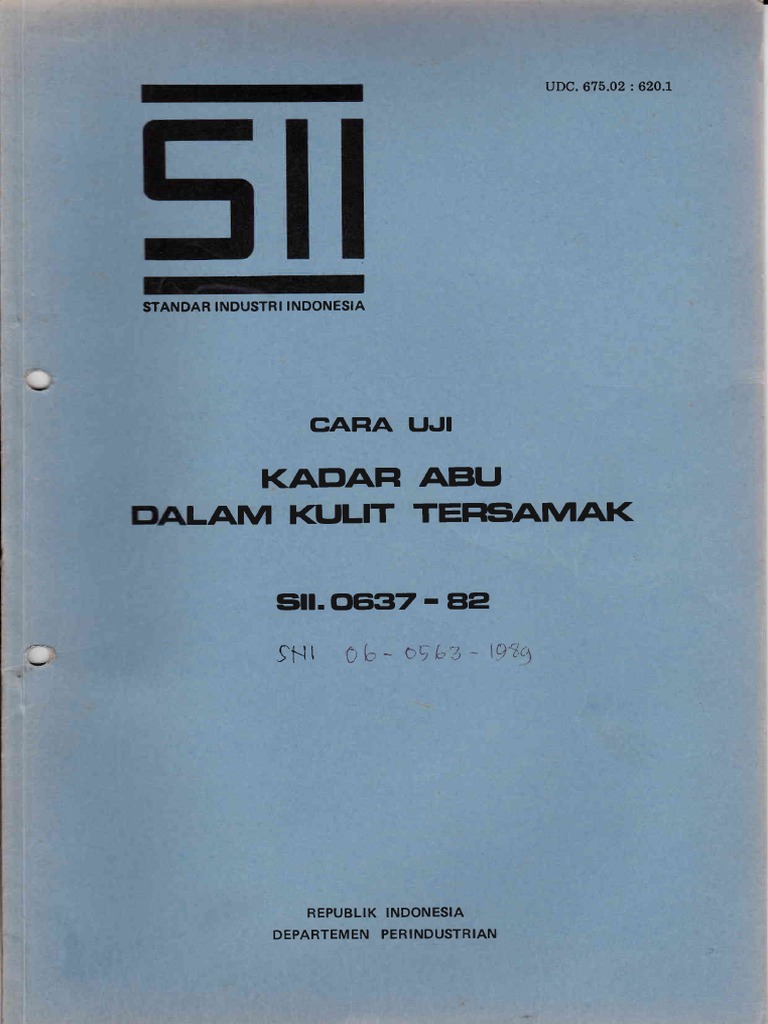 Sni 06 - 0563 - 1989 | PDF