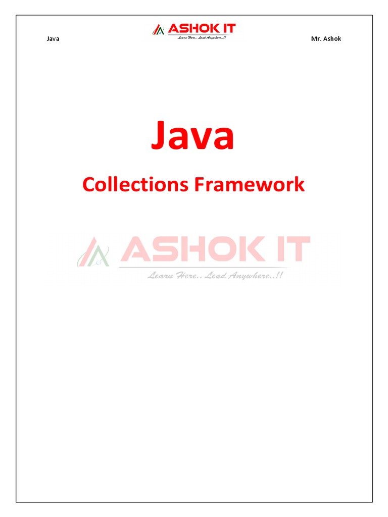 Java Collections Pdf Array Data Structure Class Computer Programming