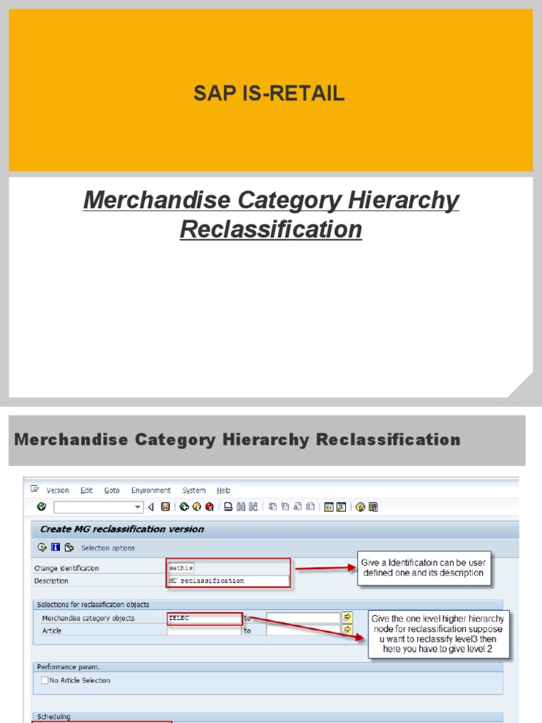 Merchandise Category Hierarchy Reclassification | PDF | Finance & Money ...