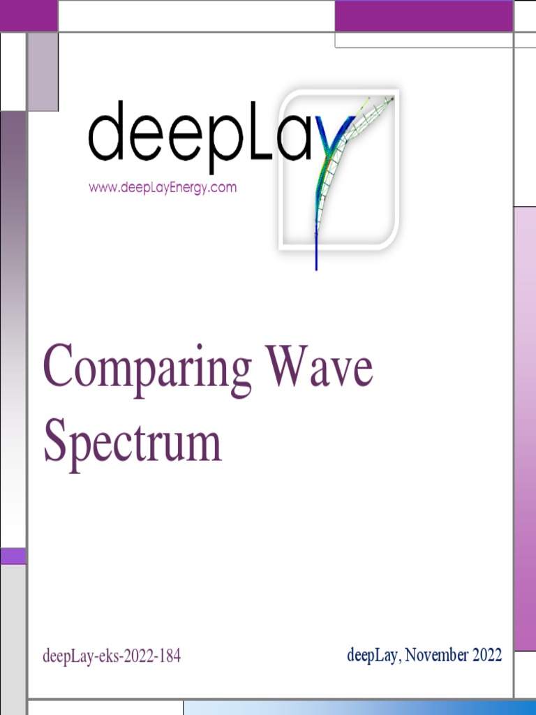 DeepLay Eks 2022 184 Comparing Wave Spectrum | PDF | Waves | Spectrum
