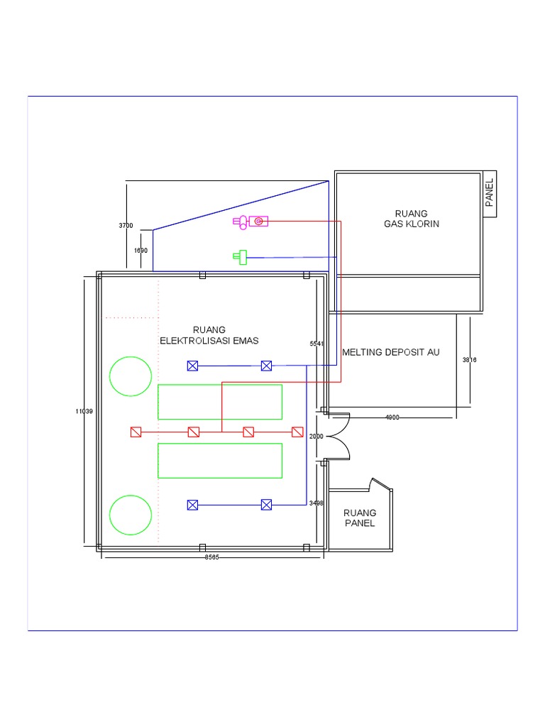 Layout Antam Pulo Gadung-Model | PDF