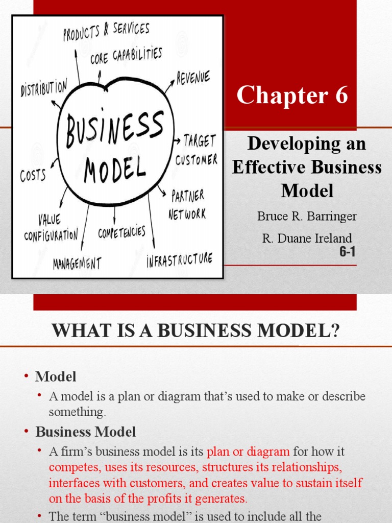 Chapter 6 Developing An Effective Business Model | PDF | Strategic ...