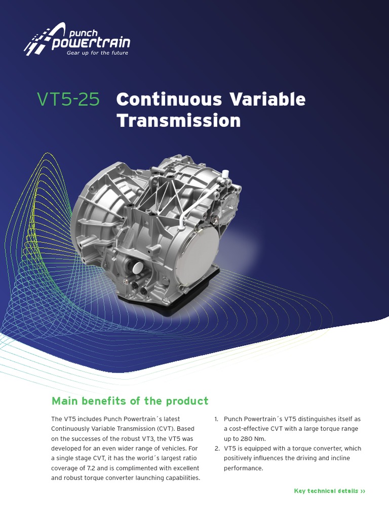 Tech Sheet VT5-25 | PDF | Automotive Industry | Vehicles