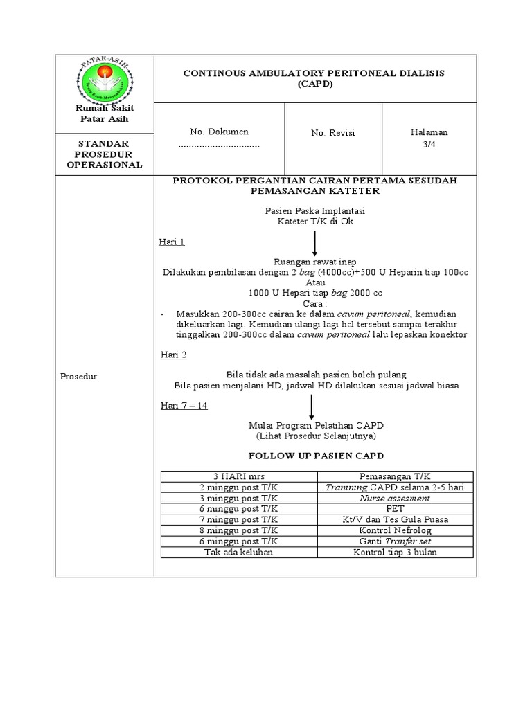 7.continous Ambulatory Peritoneal Dialisis (Capd) 3 | PDF