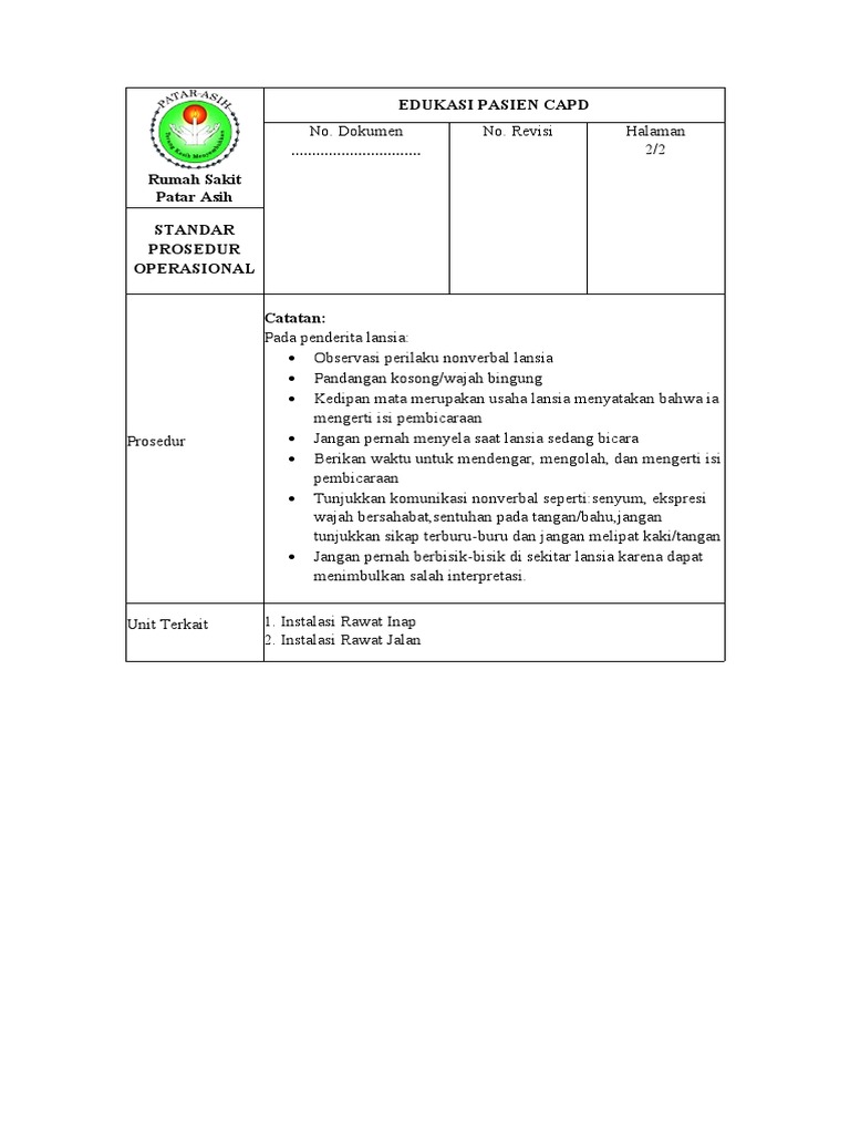 10.edukasi Pasien Capd 2 | PDF | Karier & Perkembangan