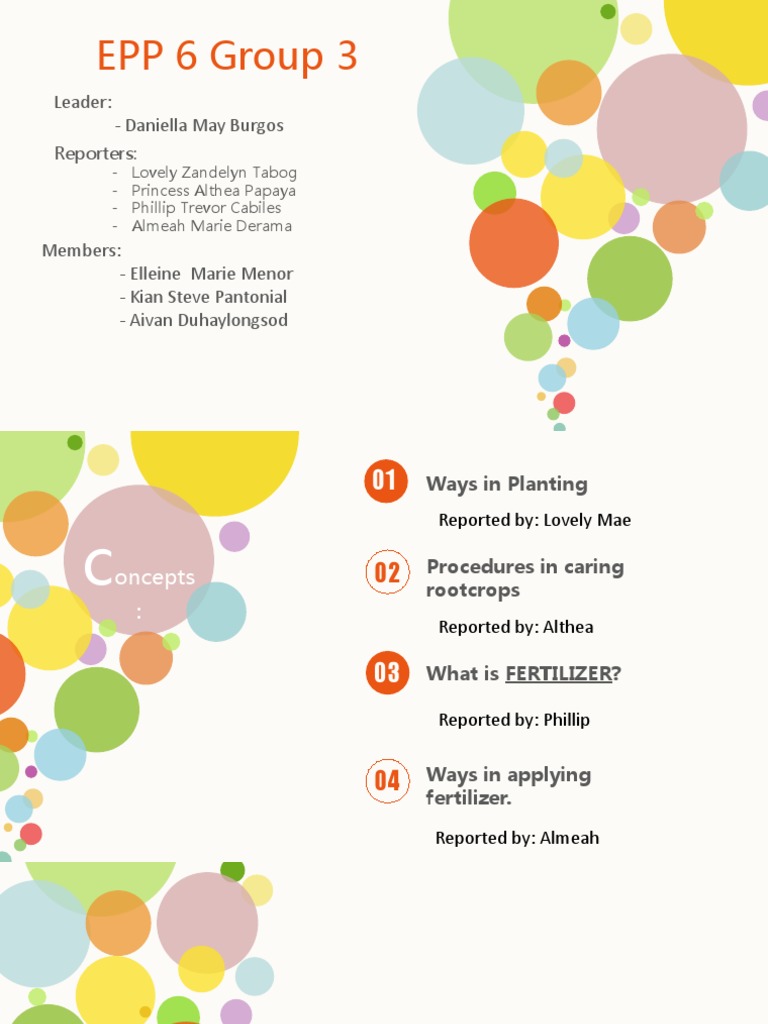 Presentation1 EPP6 (Edited) | PDF | Root | Vegetables