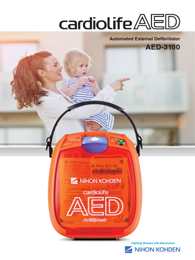 t8251_AED3100_En_P_0 (2) | PDF | Cardiopulmonary Resuscitation | Clinical Medicine