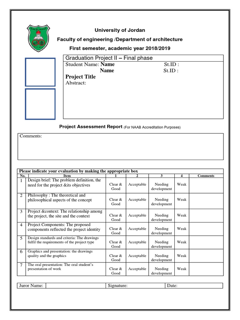 Thesis Evaluation Criteria | PDF | Evaluation | Design